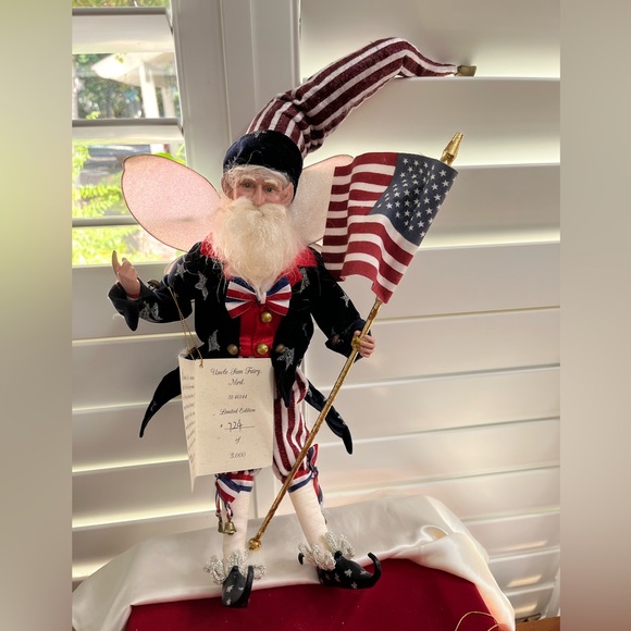 Mark Roberts | Holiday | Retired Mark Roberts Uncle Sam Christmas Fairy ...